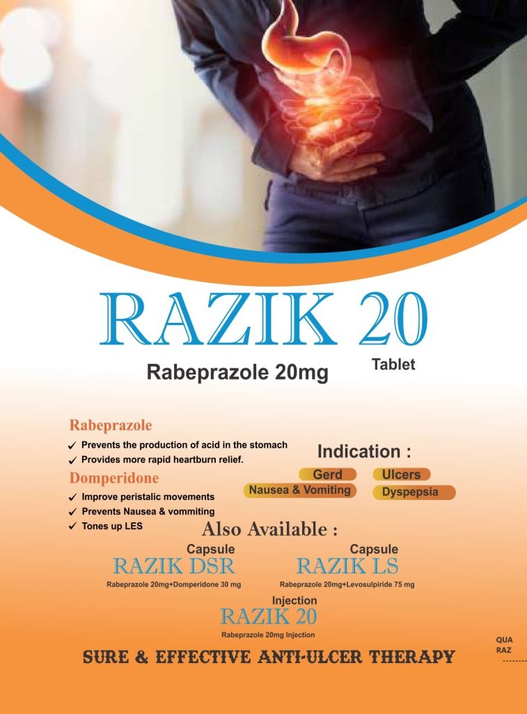 RAZIK-DSR: Rabeprazole 20mg + Domperidone 30mg SR - Sepik Life Sciences