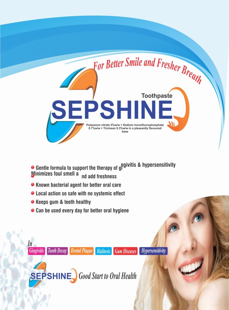 SEPSHINE toothpaste - Sepik Life Sciences